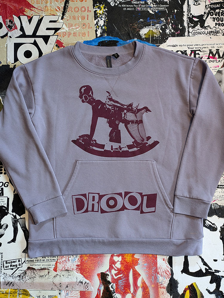 FOMO Collection - Rubber Pony Crewneck - Large - 714 – Drool Apparel